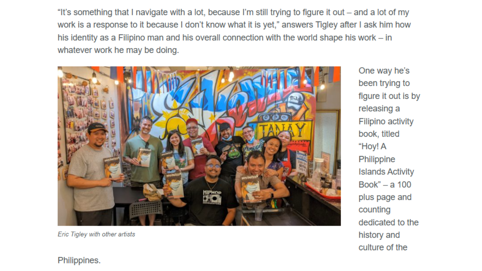 Tigz In The Newspaper | Hip Hop Headucatorz