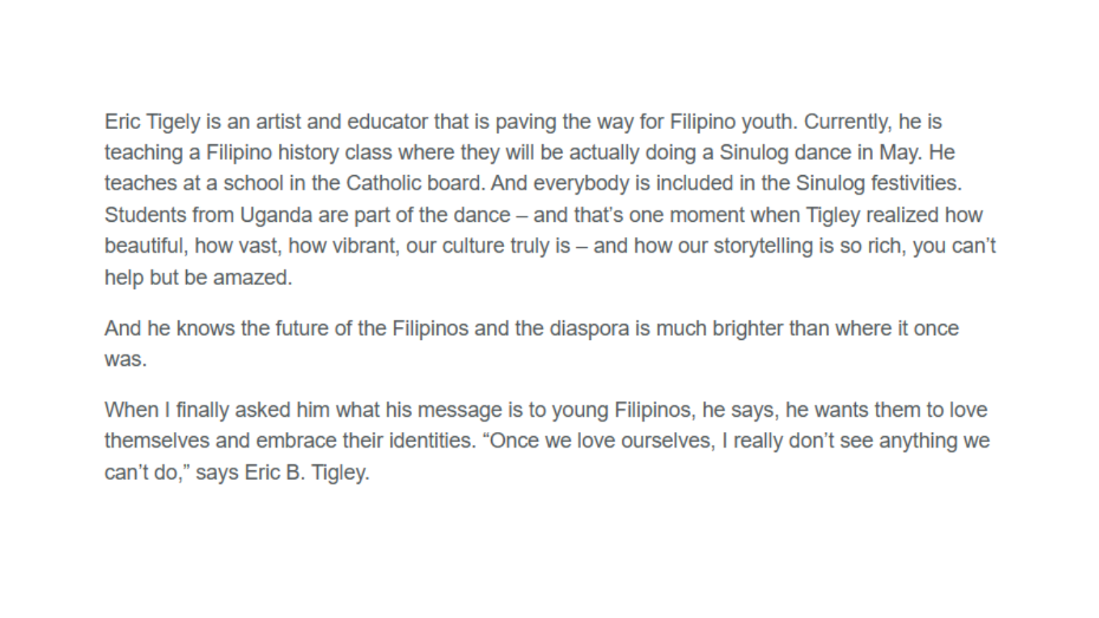 Tigz In The Newspaper | Hip Hop Headucatorz