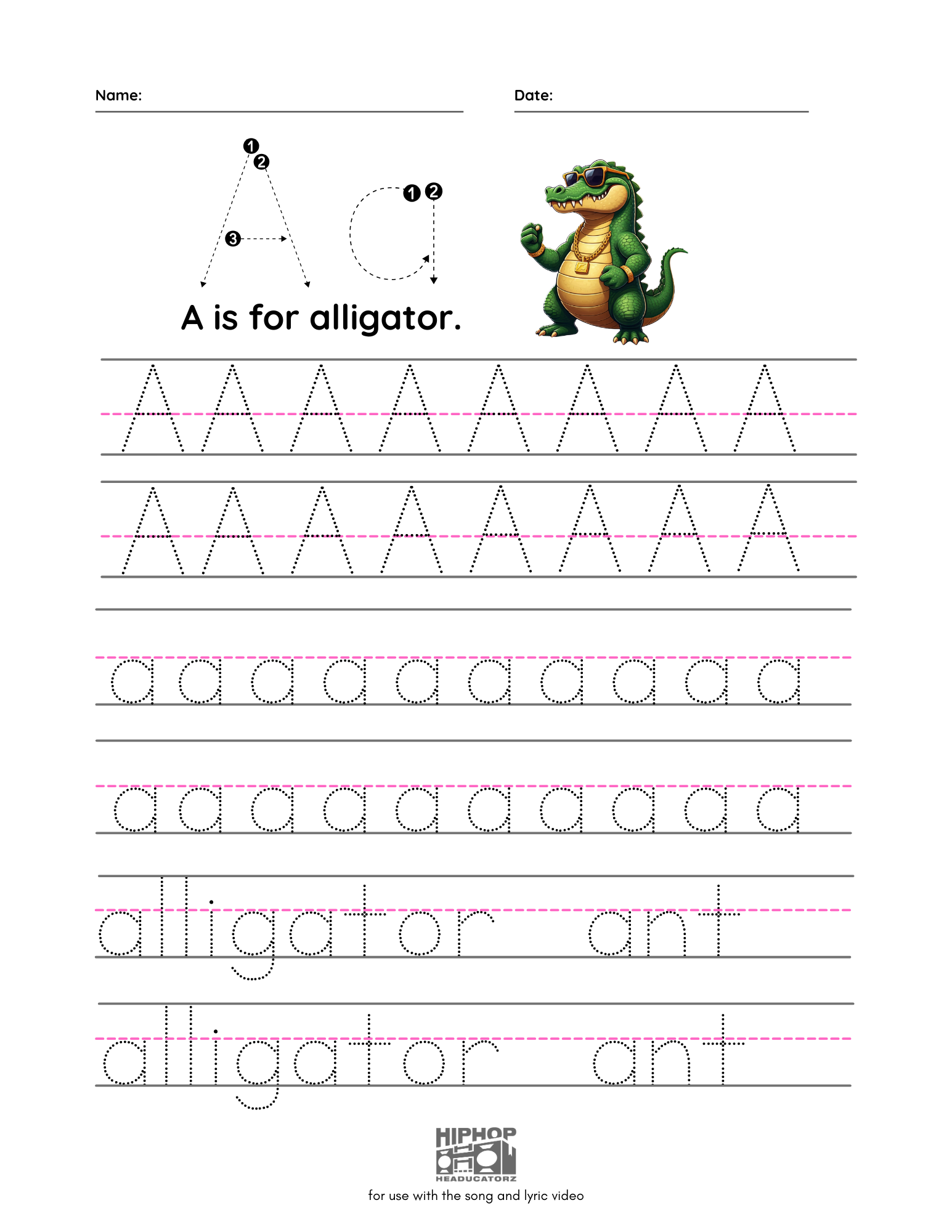 Alphabet Rap (Music Video + Teaching Resource) | Hip Hop Headucatorz