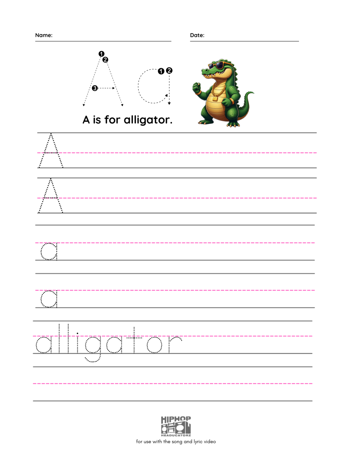 Alphabet Rap (Music Video + Teaching Resource) | Hip Hop Headucatorz