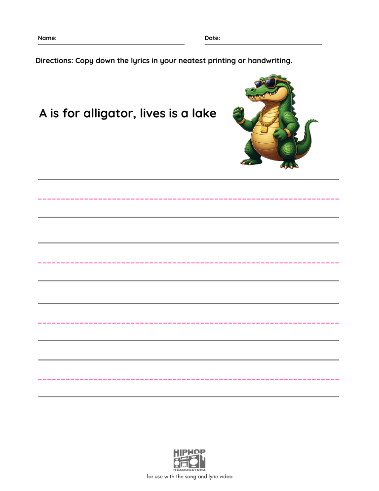 Alphabet Rap (Music Video + Teaching Resource) | Hip Hop Headucatorz